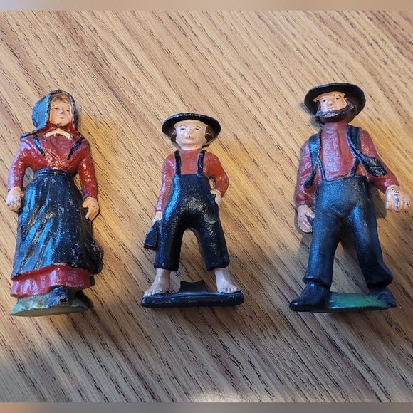 cast iron figures | Other | Vintage Cast Iron Amash Family Figures ...